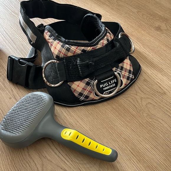 pug life harness | Dog | Pug Life Harness Limited Edition Fall Plaid ...